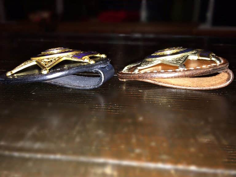 Badge Holder (Loop) – First Responders Leather Works