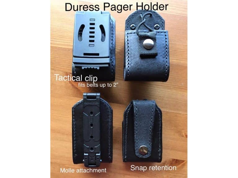 Duress Pager Holder – First Responders Leather Works