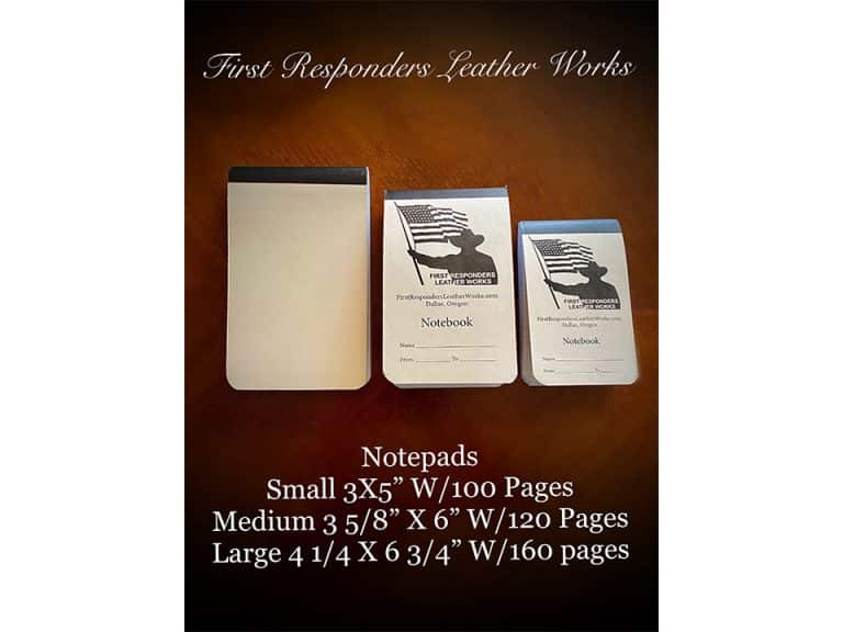 Notepad – First Responders Leather Works